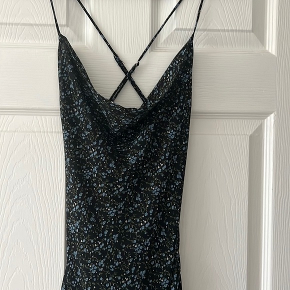 JLUXLABEL | Dresses | Cowl Neck Low Back Cross Cross | Poshmark